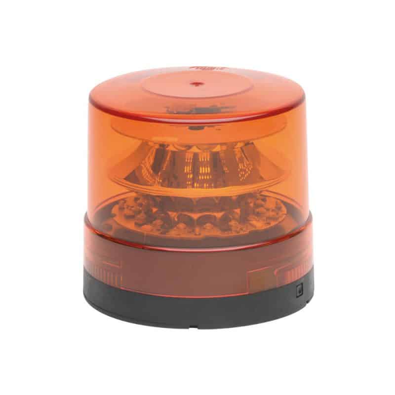 Gyrophare LED Orange Puissant : 30 LEDs à Effet Flash ou Rotatif